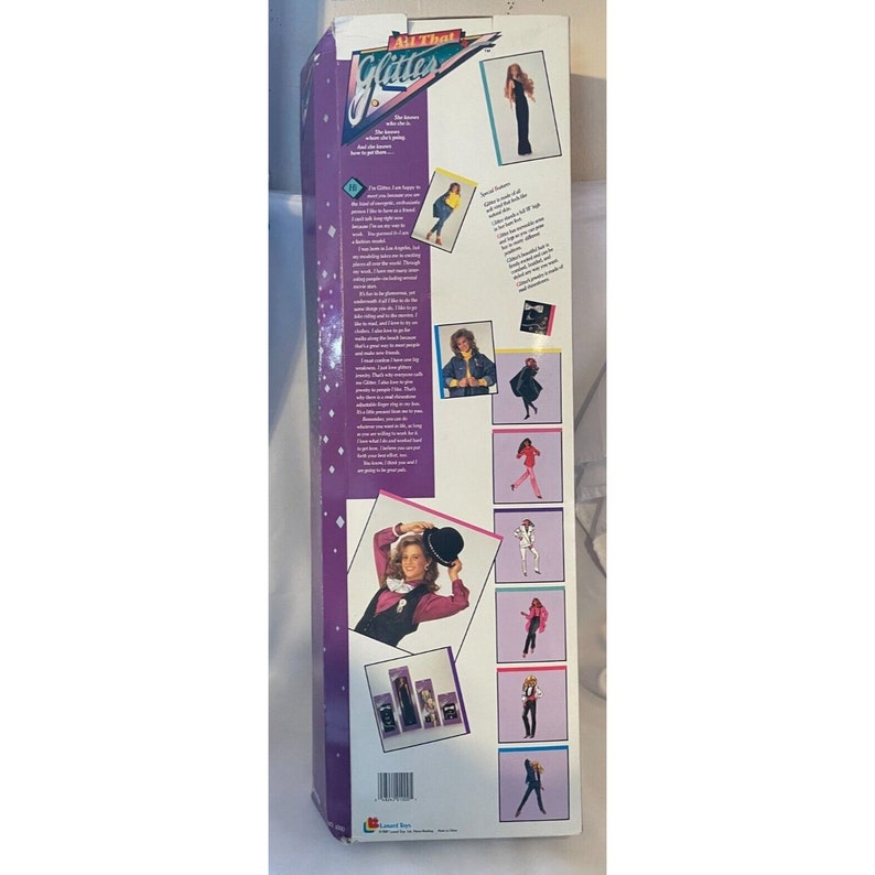 Lanard 1987 Vintage "all That Glitter" Dazzling 18" Fashion Doll - Etsy