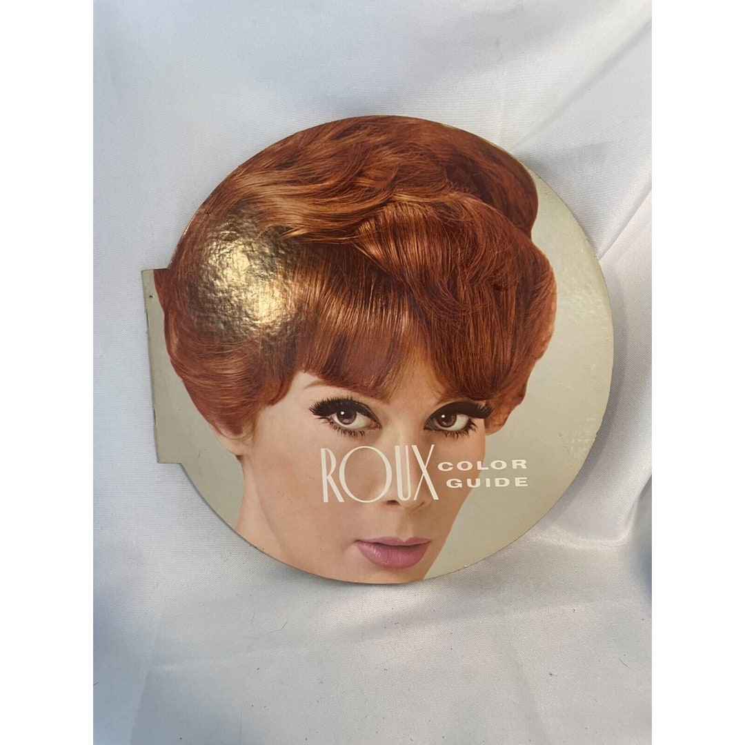Large Vintage Roux Hair Color Guide USA - Etsy