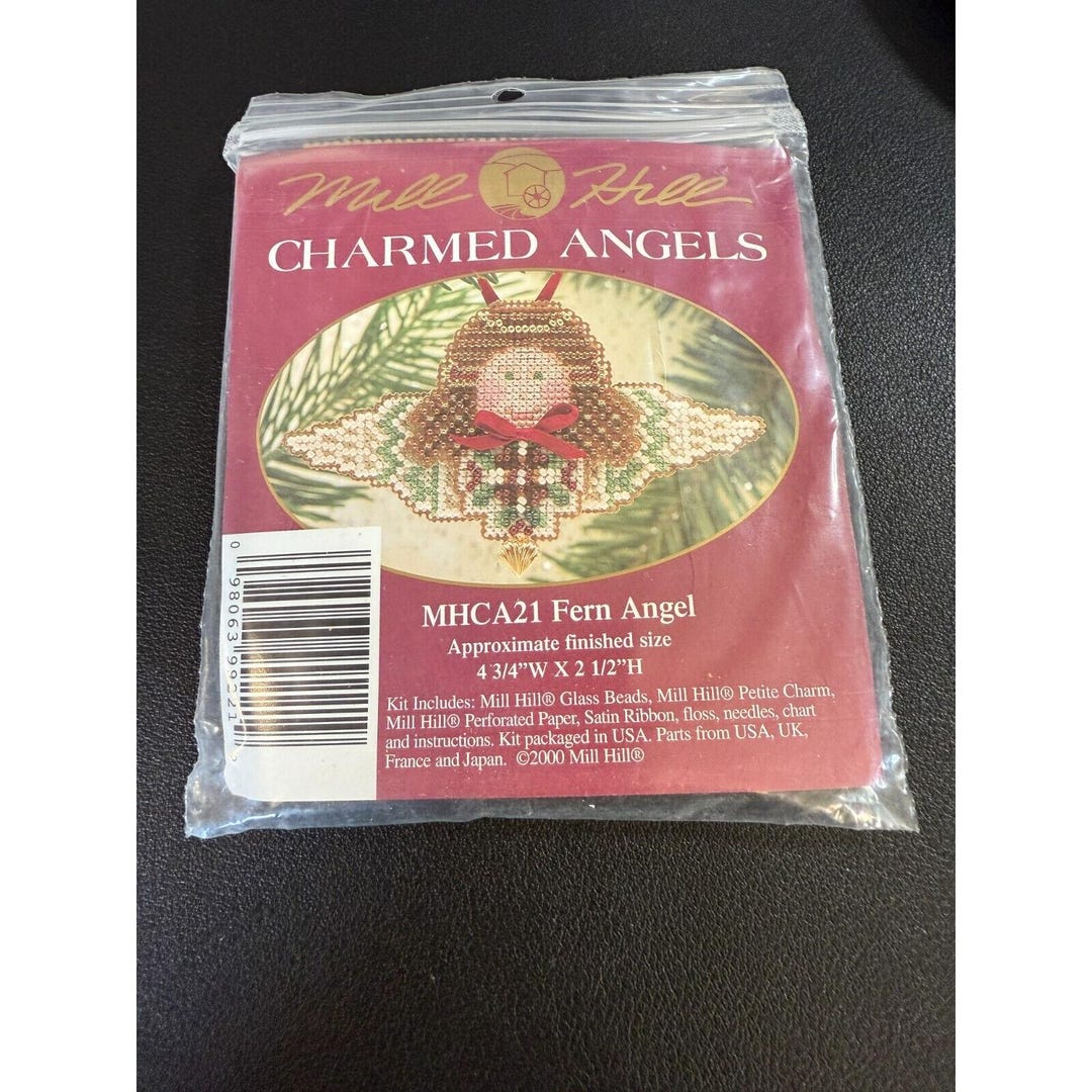 Mill Hill Charmed Angels Counted Glass Bead Kit Fern Angel MHCA21 - Etsy