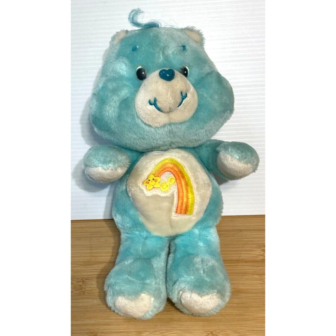 Vintage 1983 Kenner Care Bears Wish Bear Plush 13 Stuffed Animal ...