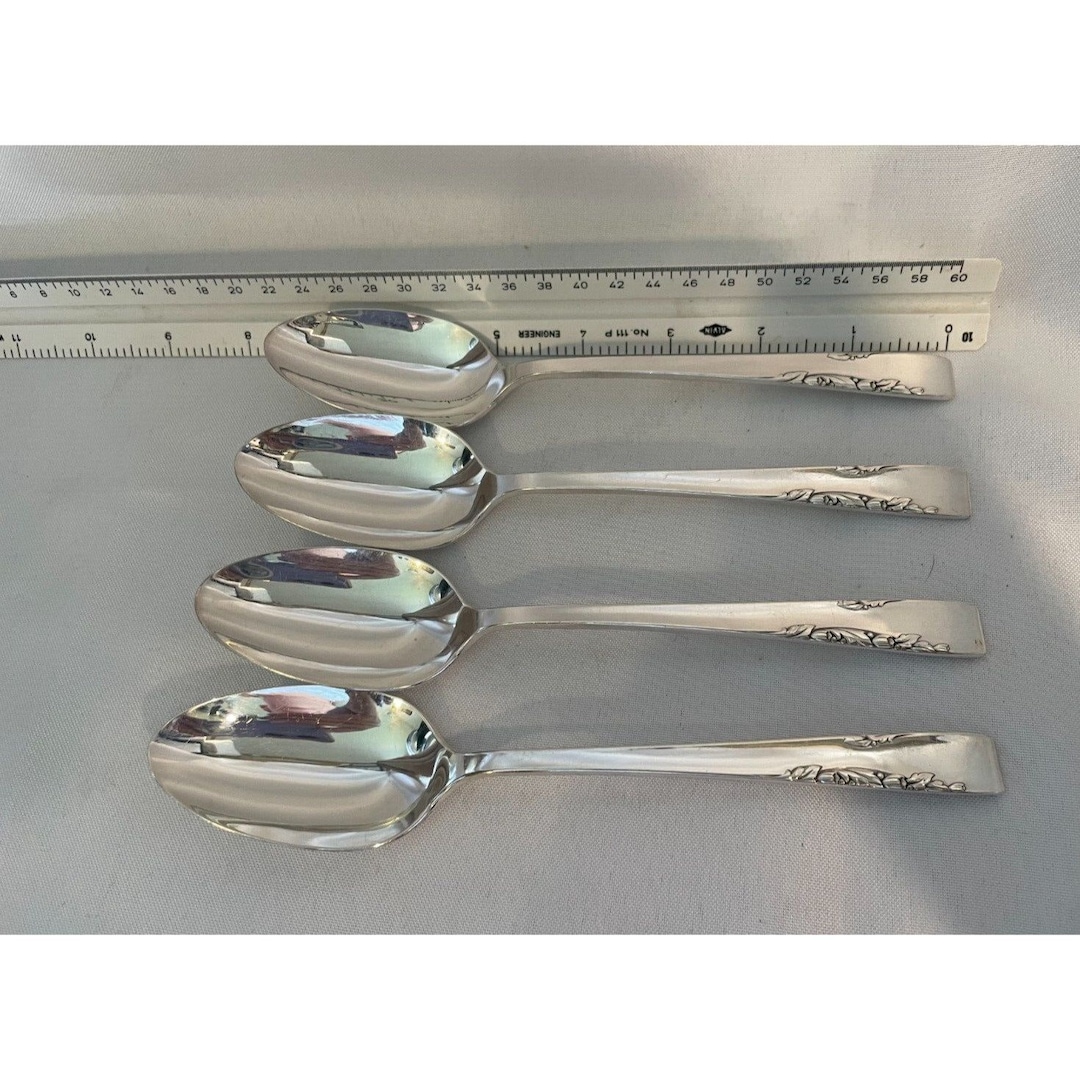 4 1881 Rogers Oneida Proposal Silverplate Oval Soup Spoons - Etsy