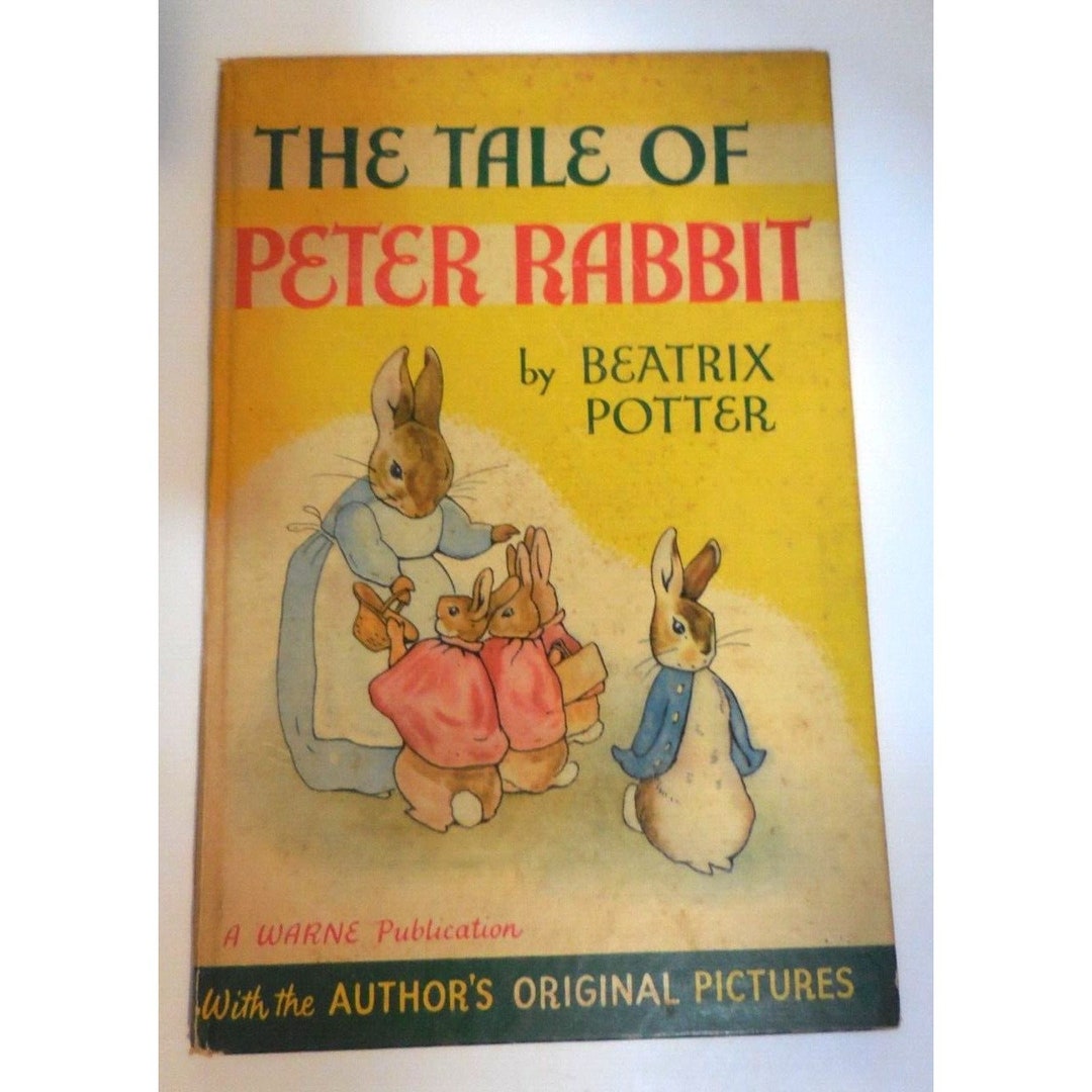The Tale of Peter Rabbit / Authors Original PICTURES/RARE - Etsy