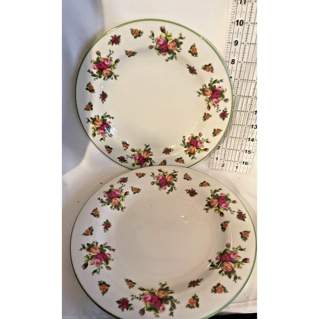 Royal Albert Old Country Roses Casual Classics Set of 2 Dinner - Etsy