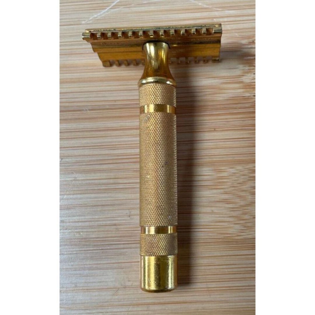 Vintage Gillette Gold Plated Safety Razor 1930s Reissue Pat. No. 17567 ...