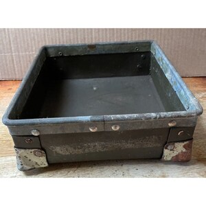 Vintage MILITARY STORAGE Square Box Fiberglass Type Green Army 1964 - Etsy