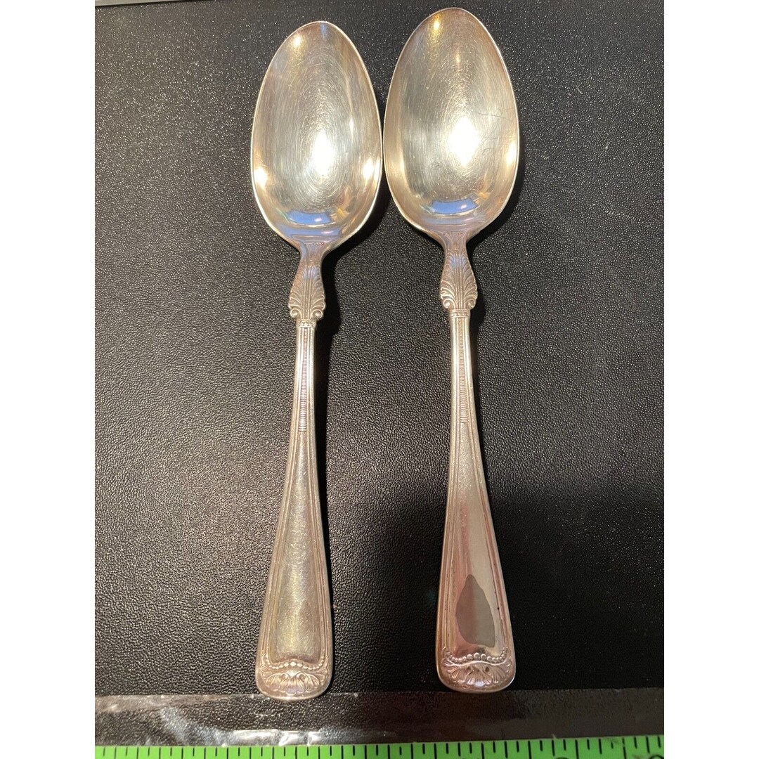 2 PRINCESS LOUISE by Gorham Silver Plate 1881 Serving Spoons Casserole ...