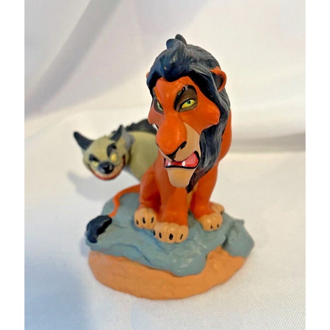 Disney Store Lion King Li'l Classics Scar W/hyenas Plastic Figure ...