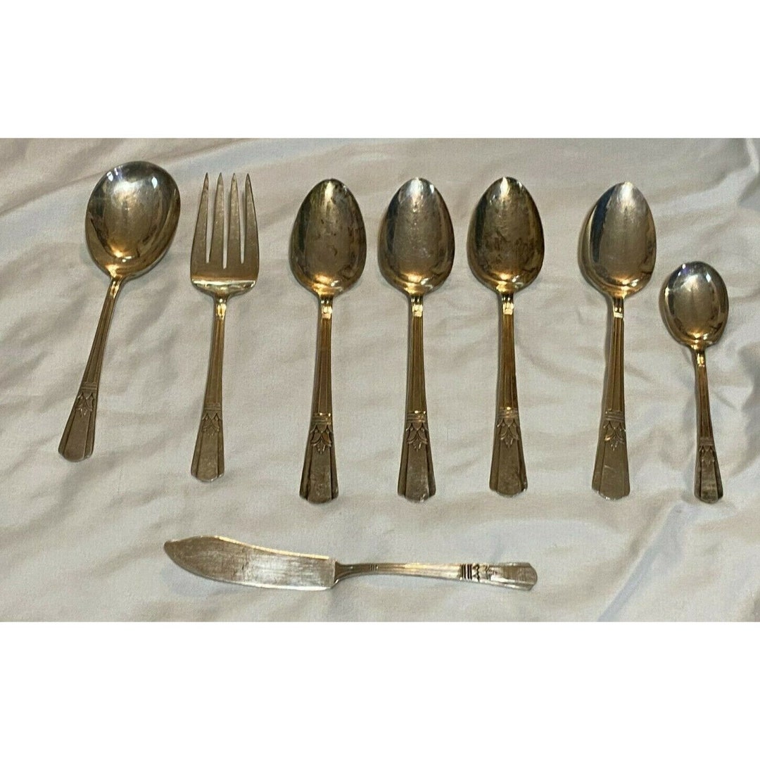 8 Pc 1939 Court Silverplate Serving Set - Etsy