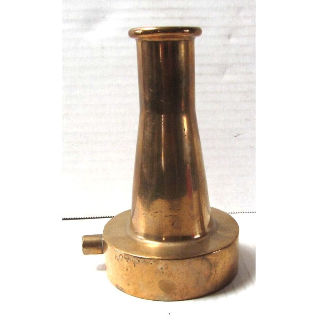 Vintage Solid Shiny Brass Fire Hose Nozzle Stamped 1-1/8" - Etsy
