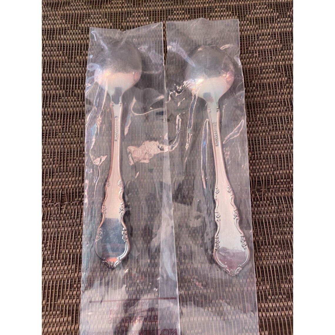 Reed & Barton Silverplate Dresden Rose 2 Teaspoons 6" in Package - Etsy
