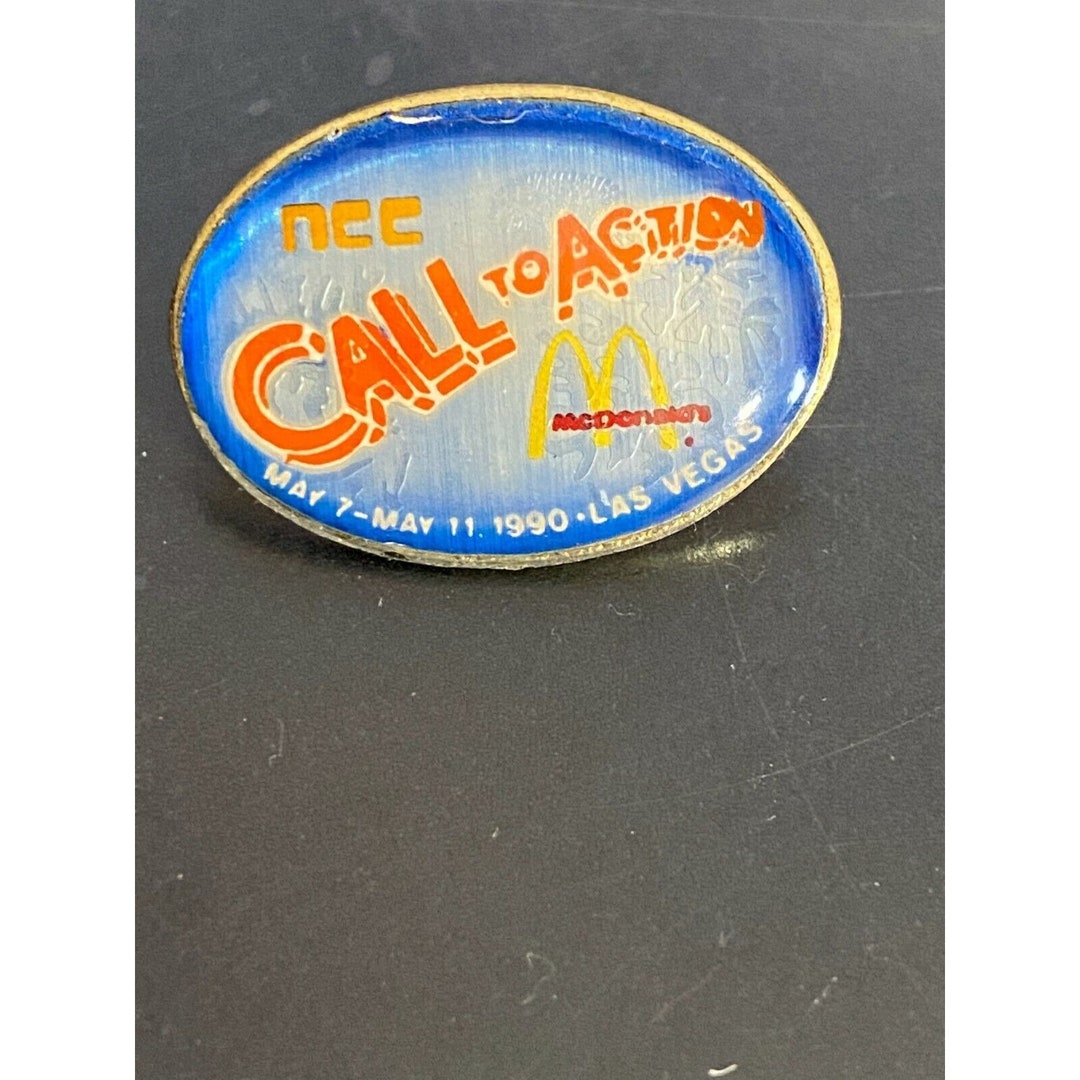 MCDONALD'S PIN NCC Call to Action - Etsy