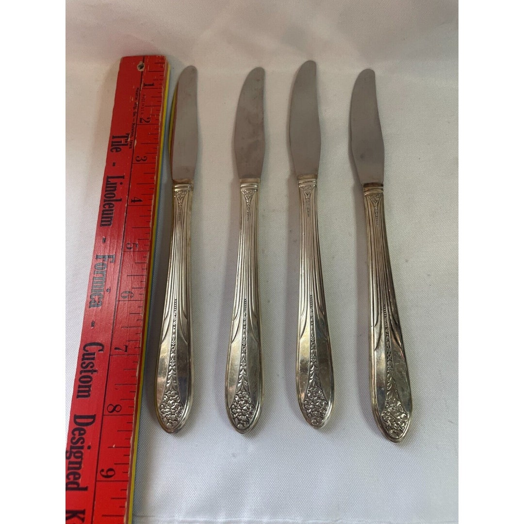 National Silver Co. - Princess Royal (silverplate) 4 Dinner Knives ...