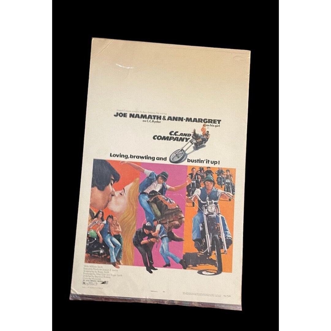 C.c. Company 1970 Movie Poster Cardboard Avco Embassy Litho Usa 70/326 ...