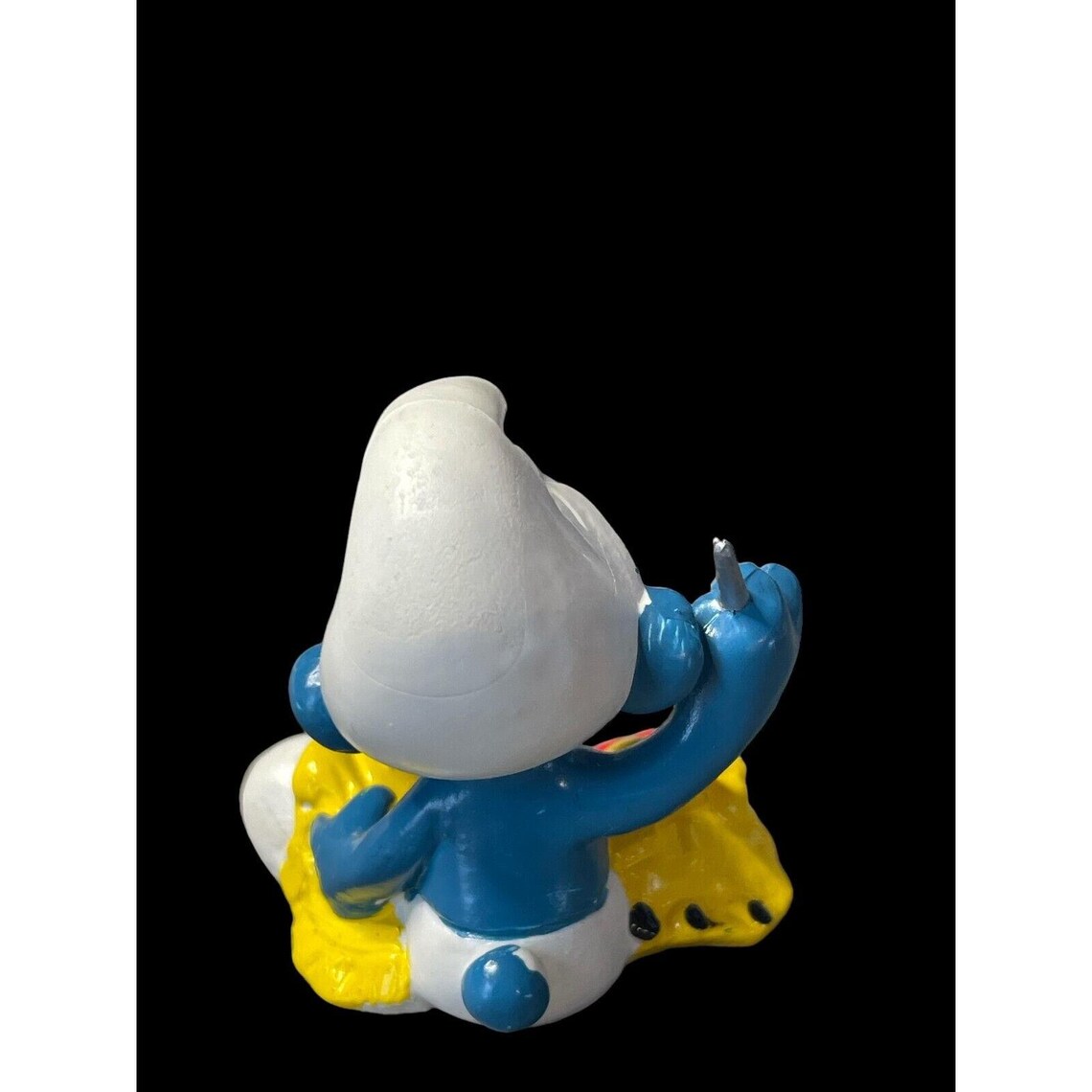 Smurf Tailor Smurf Sewing Thread Needle Sweater 1979 Schleich Wallace ...