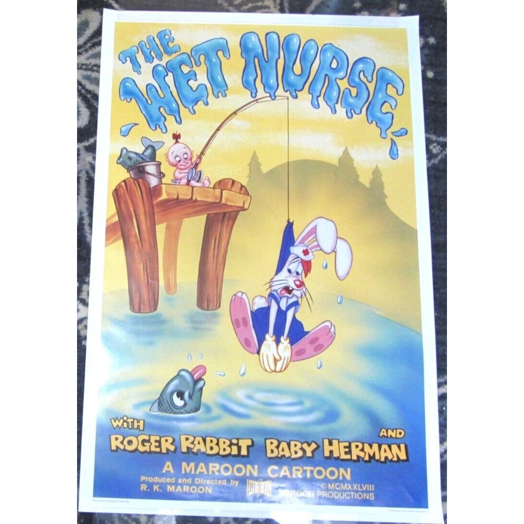 Roger Rabbit : Wet Nurse Movie Poster 27X41 1998 Single Sided Clean - Etsy