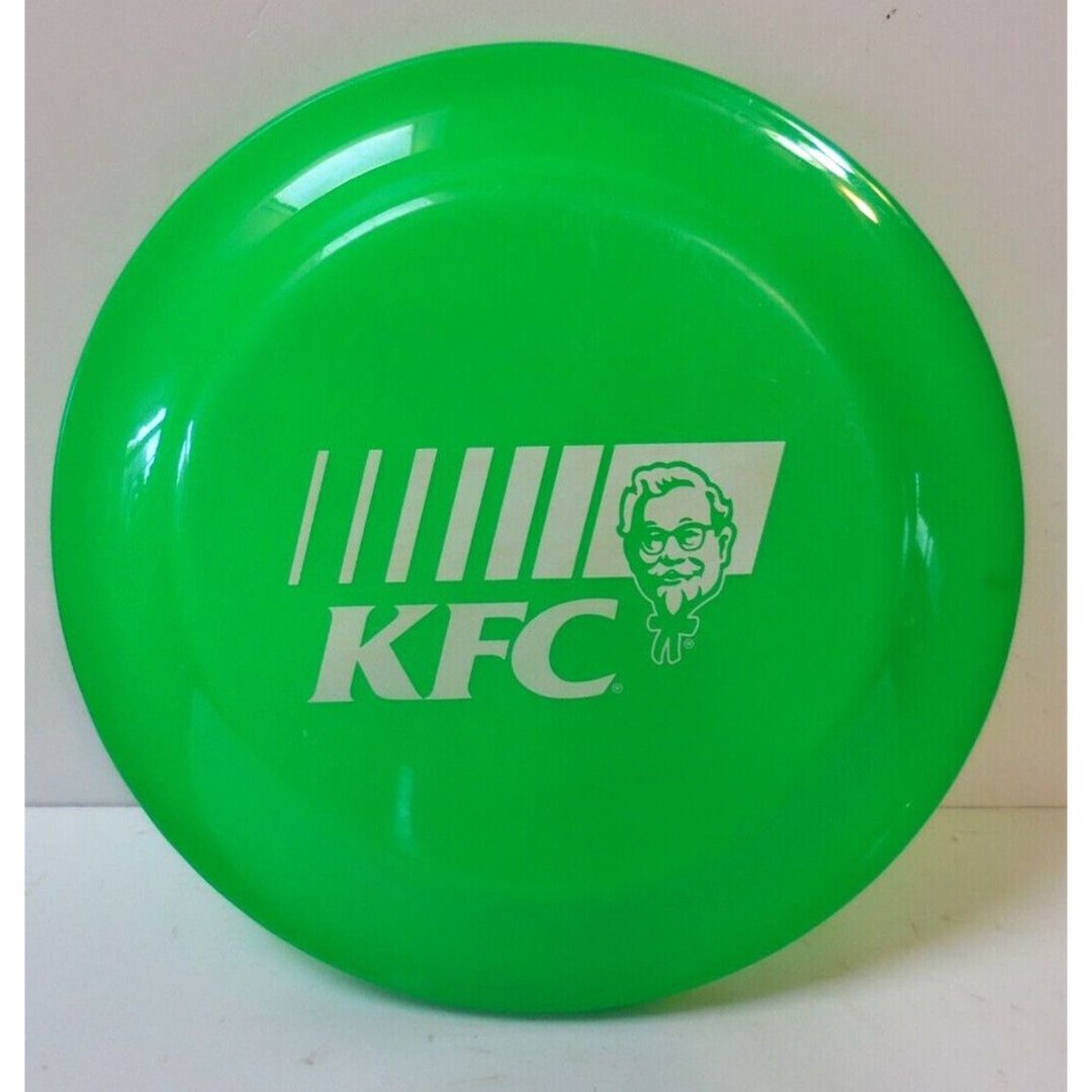 Vtg. Kentucky Fried Chicken KFC Colonel Sanders Green Frisbee USA Rare ...