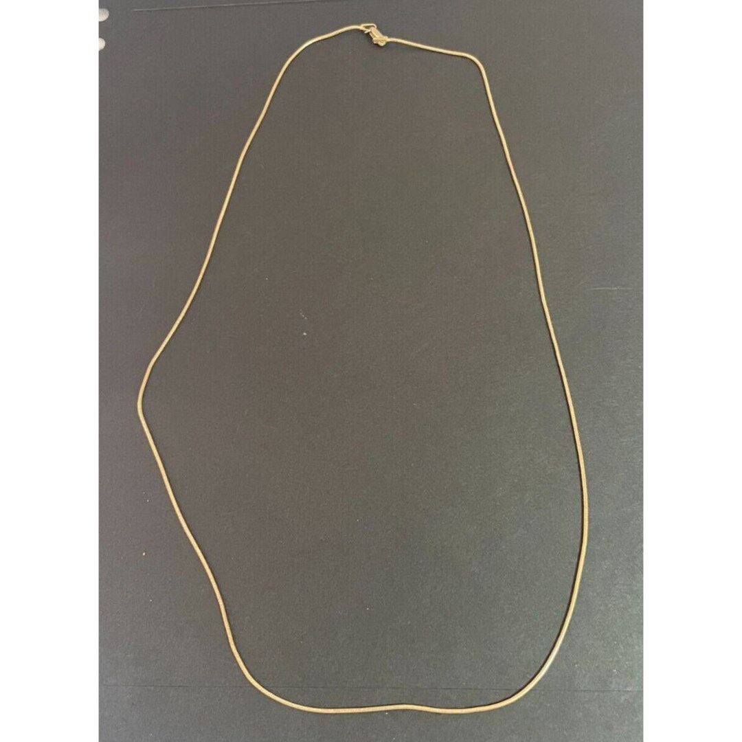 Vintage HMS 14k Yellow Gold Snake Chain Necklace 21 4.5G - Etsy