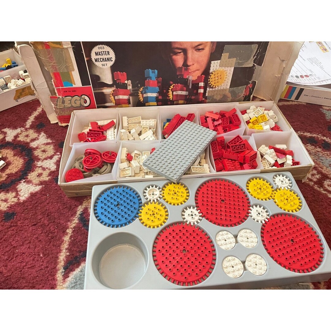 Vintage Original Samsonite LEGO Building Toy No. 003 Master Mechanic ...