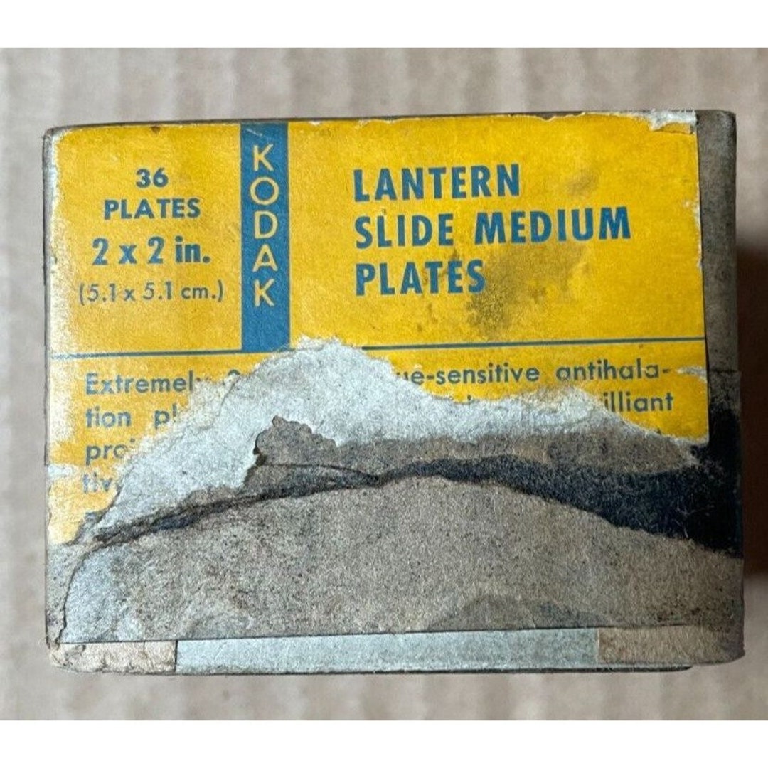 Vintage Eastman Kodak Lantern Slide Medium Plates 8 Slides Machines ...