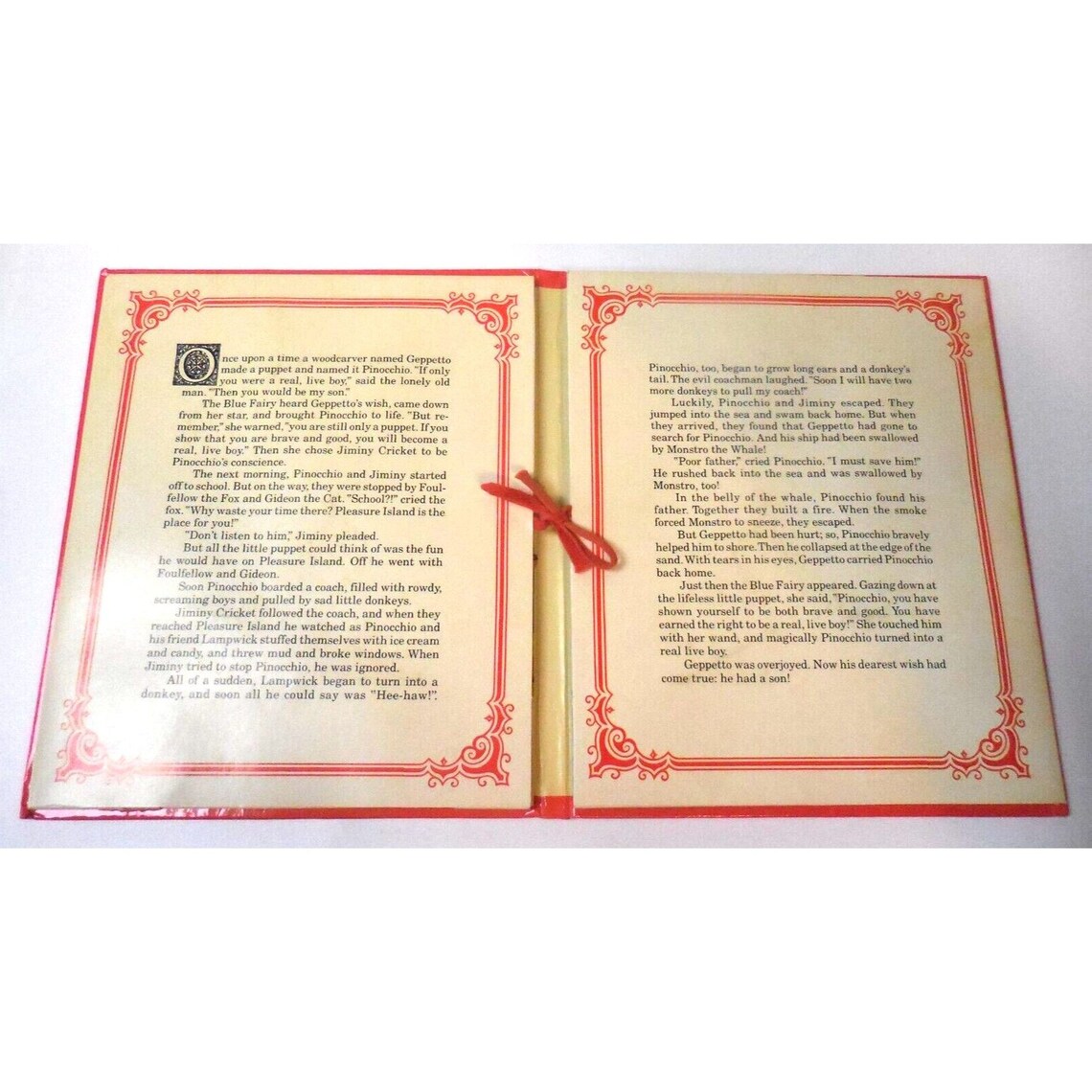 Pinocchio Walt Disney's Pop-up Movie-go-round Book 1981 - Etsy
