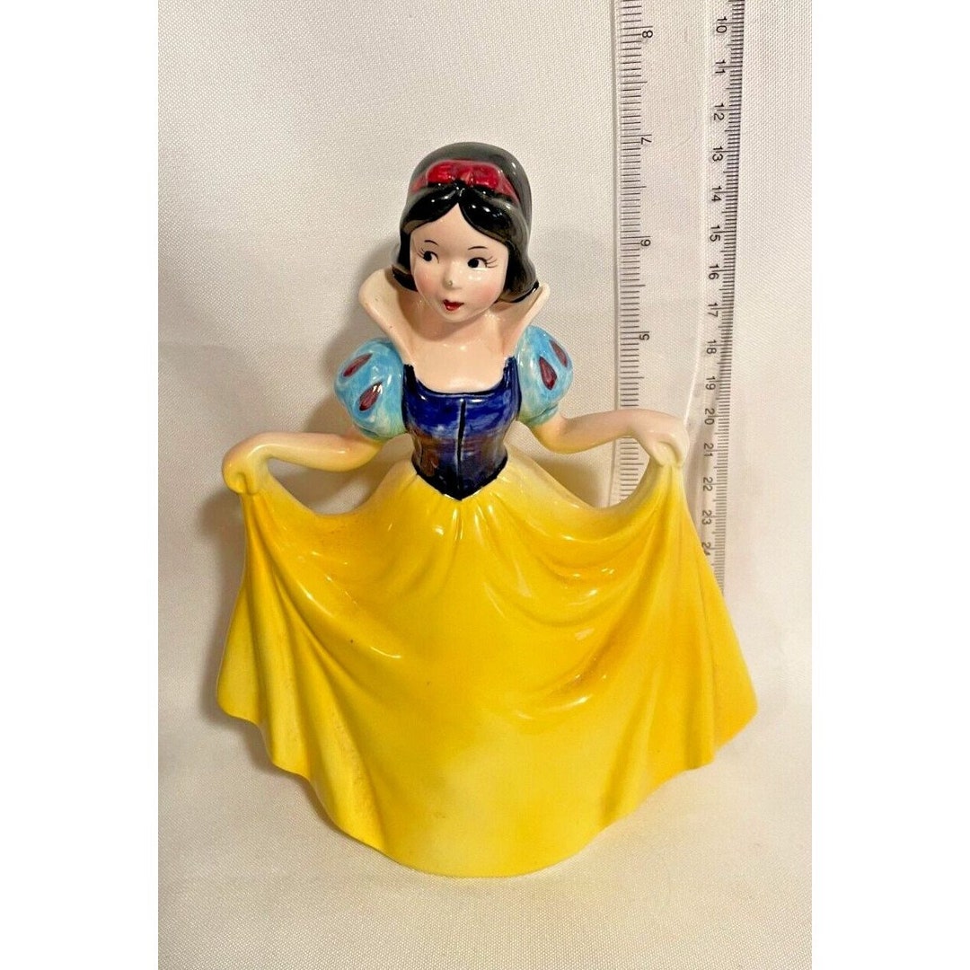 Rare Walt Disney Prod Snow White Ceramic Figure Japan 7 - Etsy