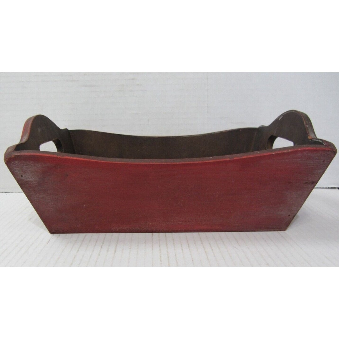 Primitive Style Trencher Bread Bowl Trough Farmhouse Country - Etsy