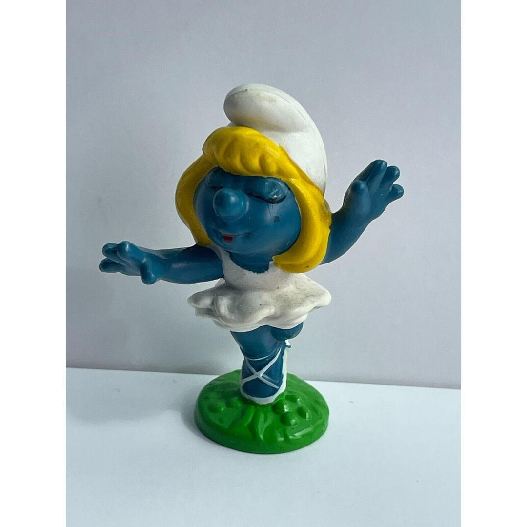 Smurf Smurfette Ballet Ballerina Vintage Figure PVC Schleich Peyo - Etsy