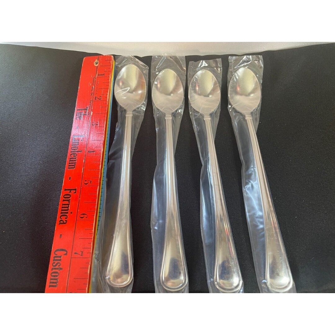 4 Iced Teaspoons Ice Tea Spoons Reed & Barton MENDON Stainless China - Etsy