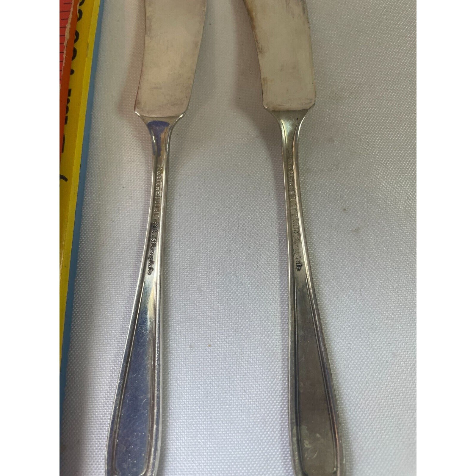 National Silver Co. - Princess Royal (silverplate) 2 Flat Butter Knives ...
