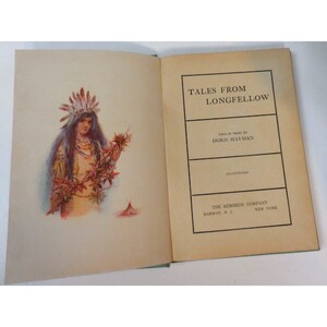 Tales From Longfellow Told in Prose by Doris Hayman Illustrated - Etsy