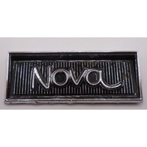 Chevy Nova Emblem Trim Badge Vintage Ornament Nameplate 3 X 1 1/4 - Etsy