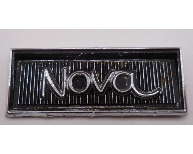 Chevy Nova Emblem Trim Badge Vintage Ornament Nameplate 3" X 1 1/4" - Etsy