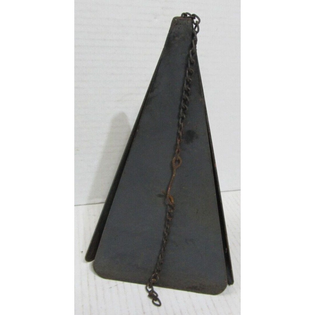 Vintage Wind Bells Triangle Pyramid Rustic Wind Chime Vintage Iron 10H ...