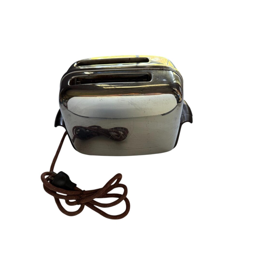 Vintage Toastmaster Toaster Model 1B14 Art Deco Bakelite Handles 1950s ...