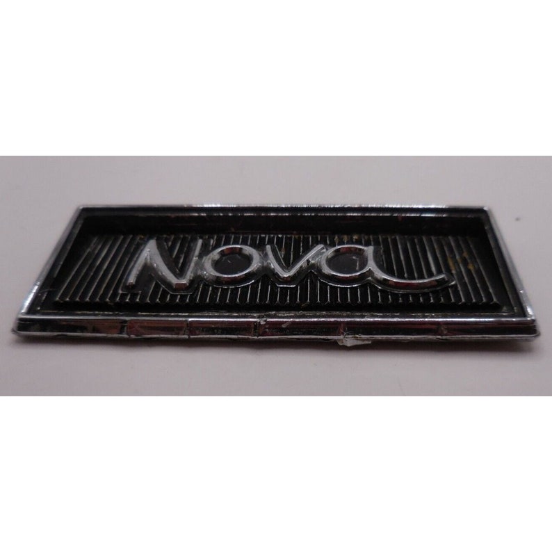 Chevy Nova Emblem Trim Badge Vintage Ornament Nameplate 3 X 1 1/4 - Etsy