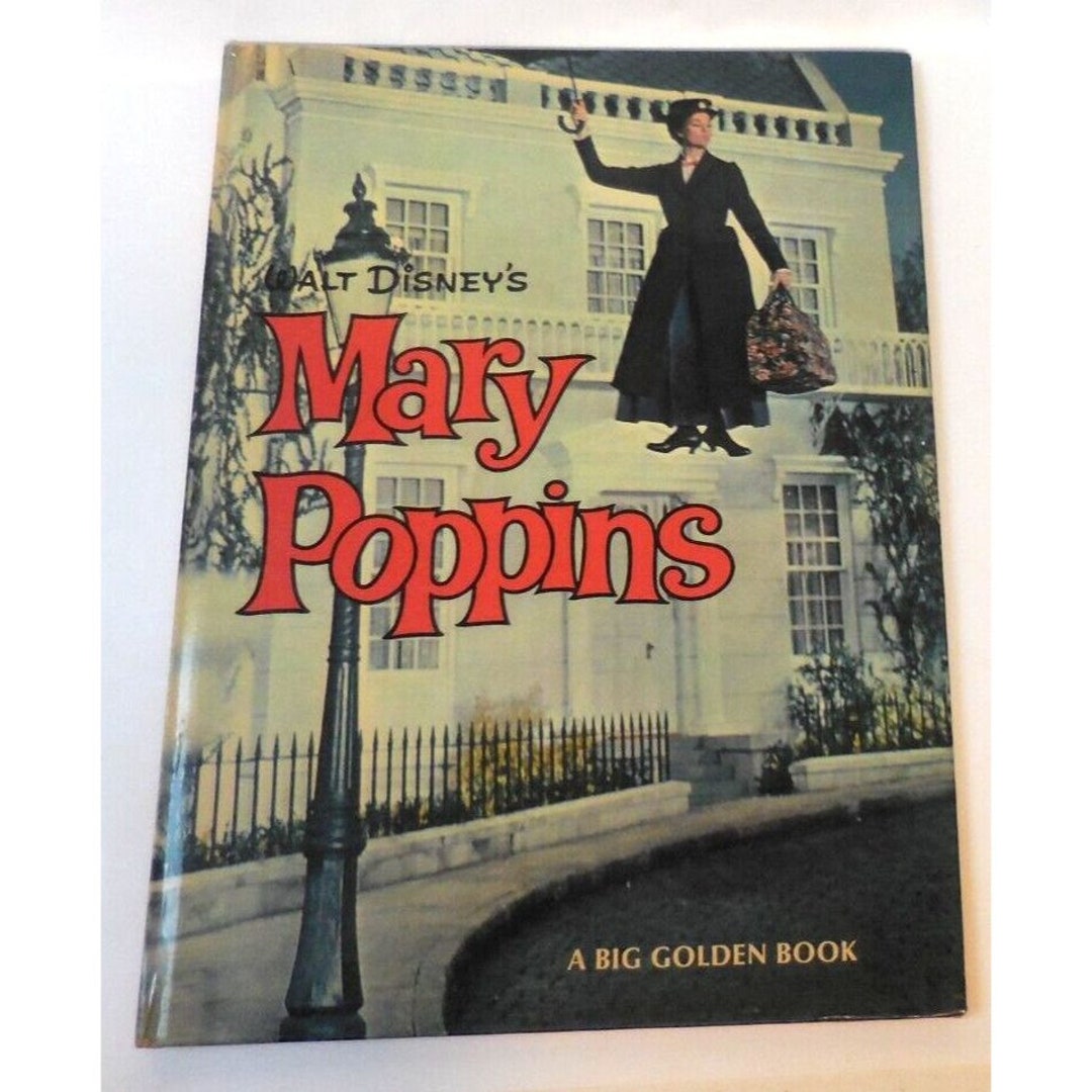 Walt Disney's Mary Poppins A Big Golden Book 1964 Golden - Etsy