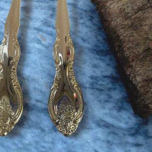 4 International SAN MARCOS Gold Plated Dinner Forks Flatware - Etsy