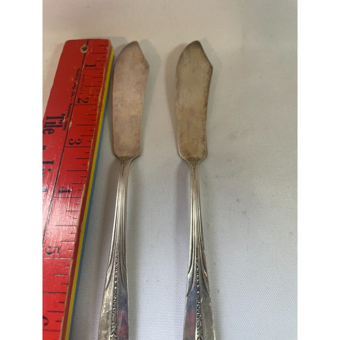National Silver Co. - Princess Royal (silverplate) 2 Flat Butter Knives ...