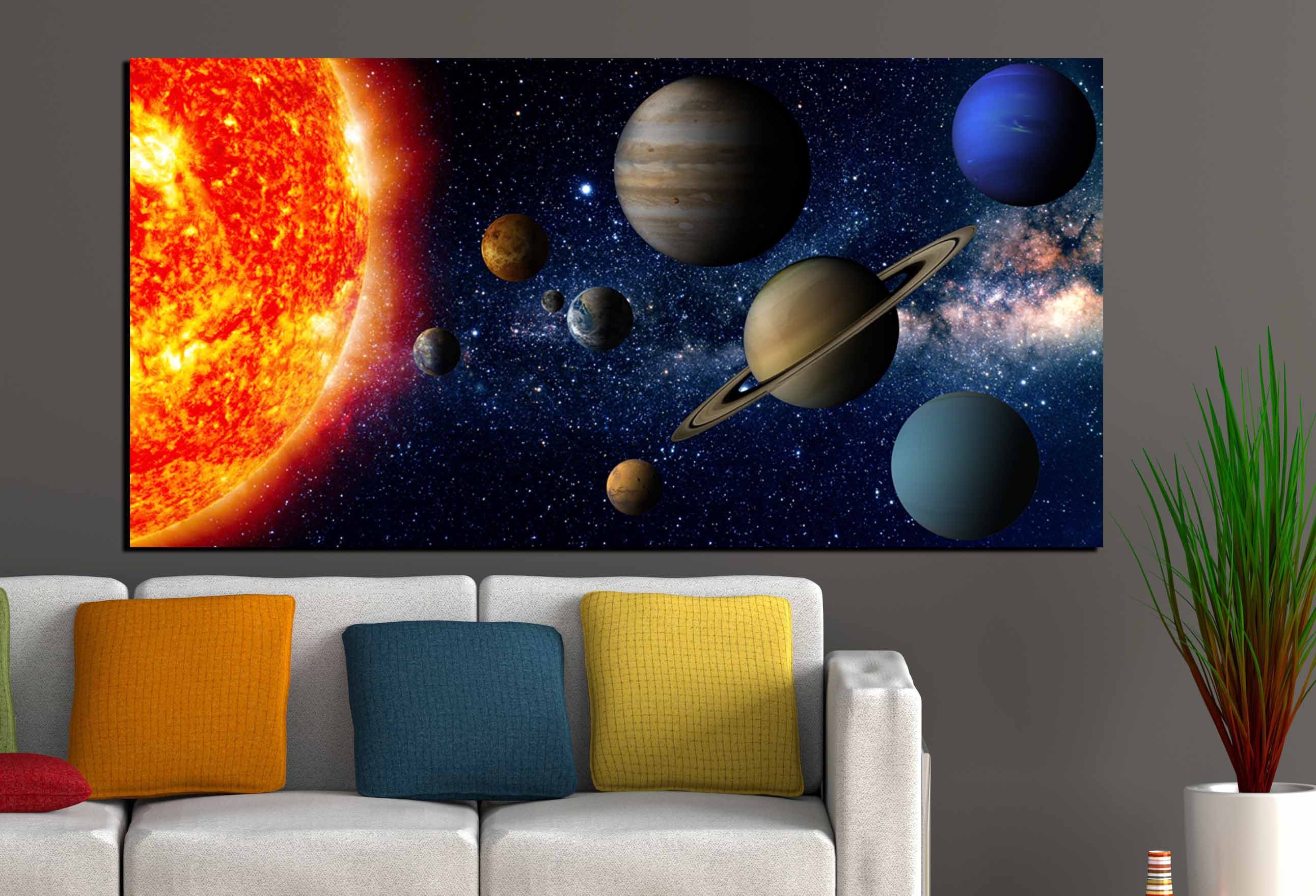 3d Solar System Wall Decor
