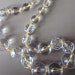 Long Clear Lucite Balls Necklace 40 Hand Knotted - Etsy