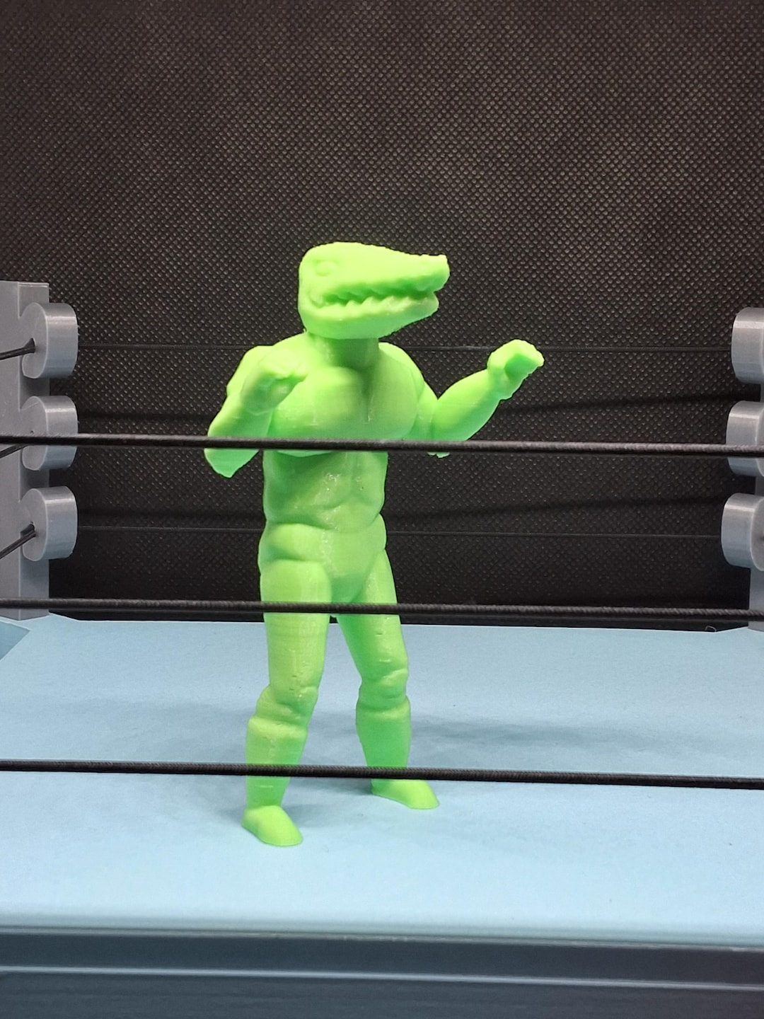 Crocogator Wrestling Figure - Etsy