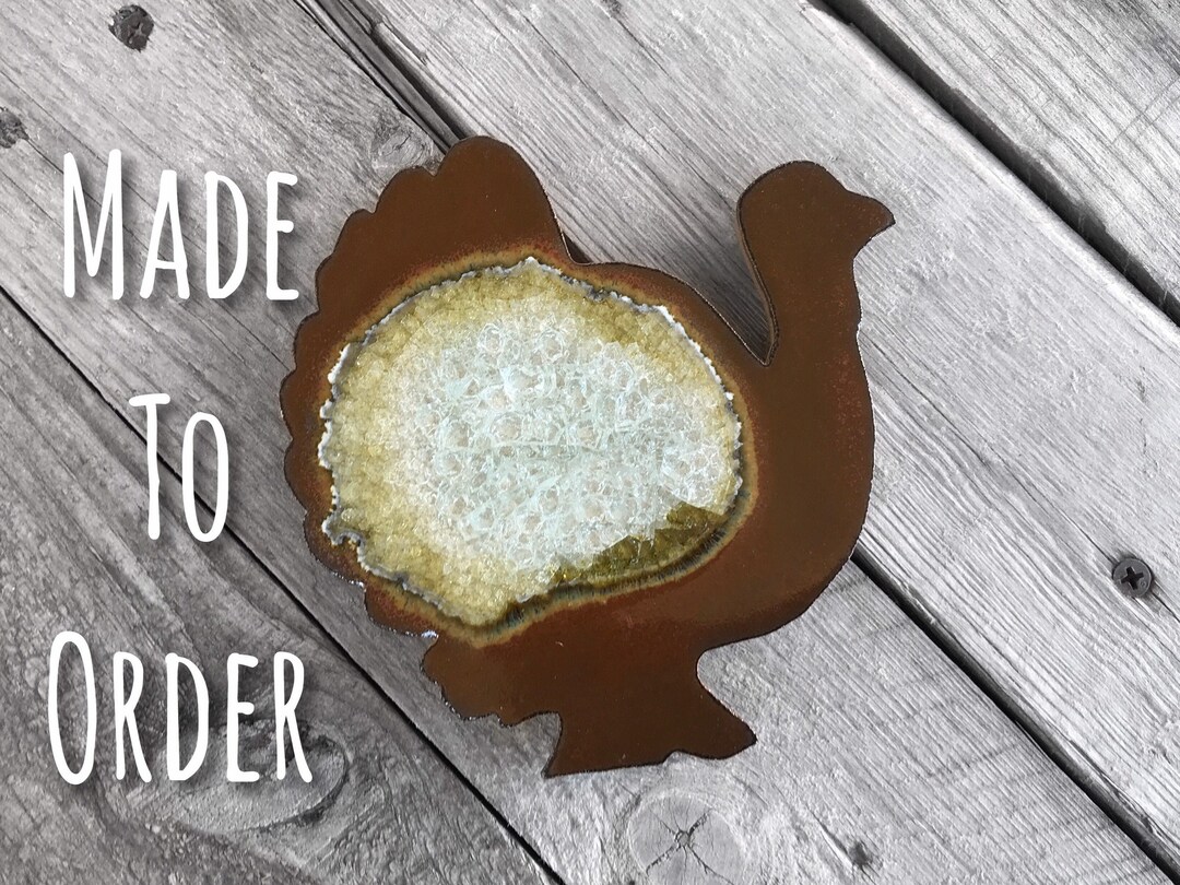 Geode Turkey Coaster - Etsy