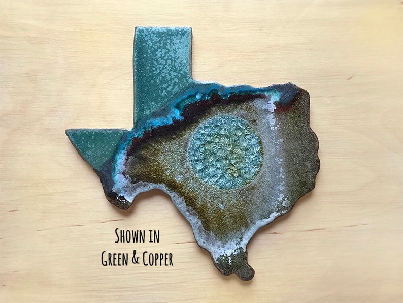 TEXAS GEODE CRACKLE Trivet: Custom Texas Trivet Personalized | Etsy