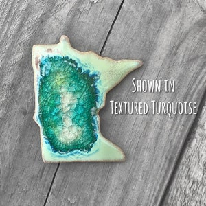 Handmade Geode Minnesota Magnet - Etsy