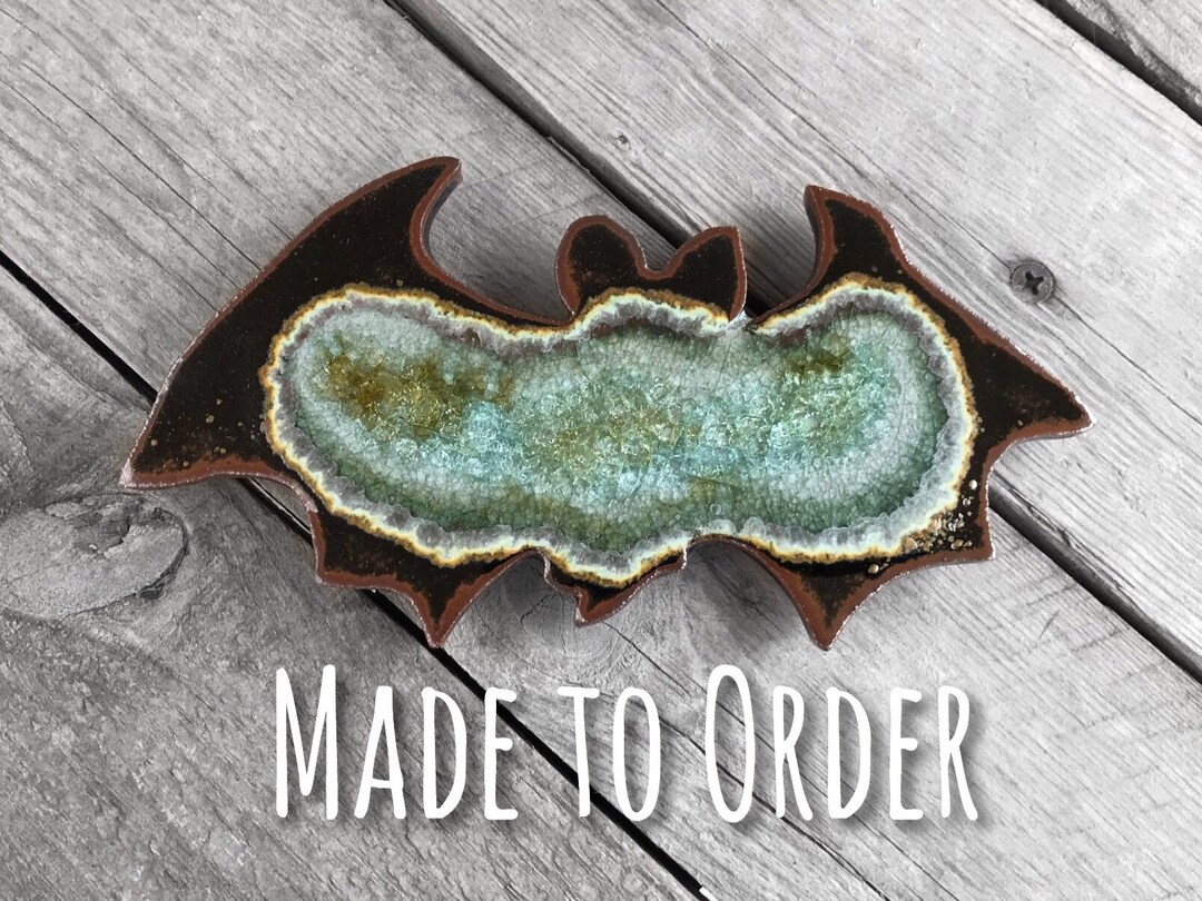 Vampire Bat Geode Halloween Coaster - Etsy