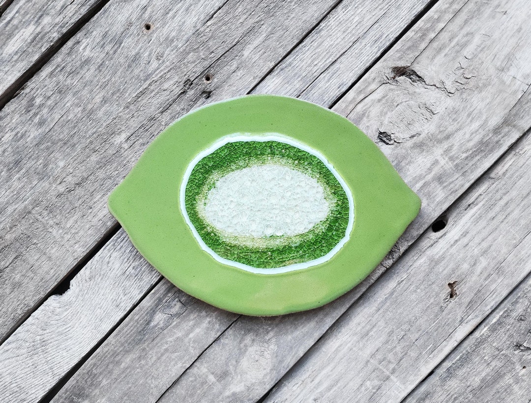 Lime Trivet Handmade Geode Ceramic - Etsy