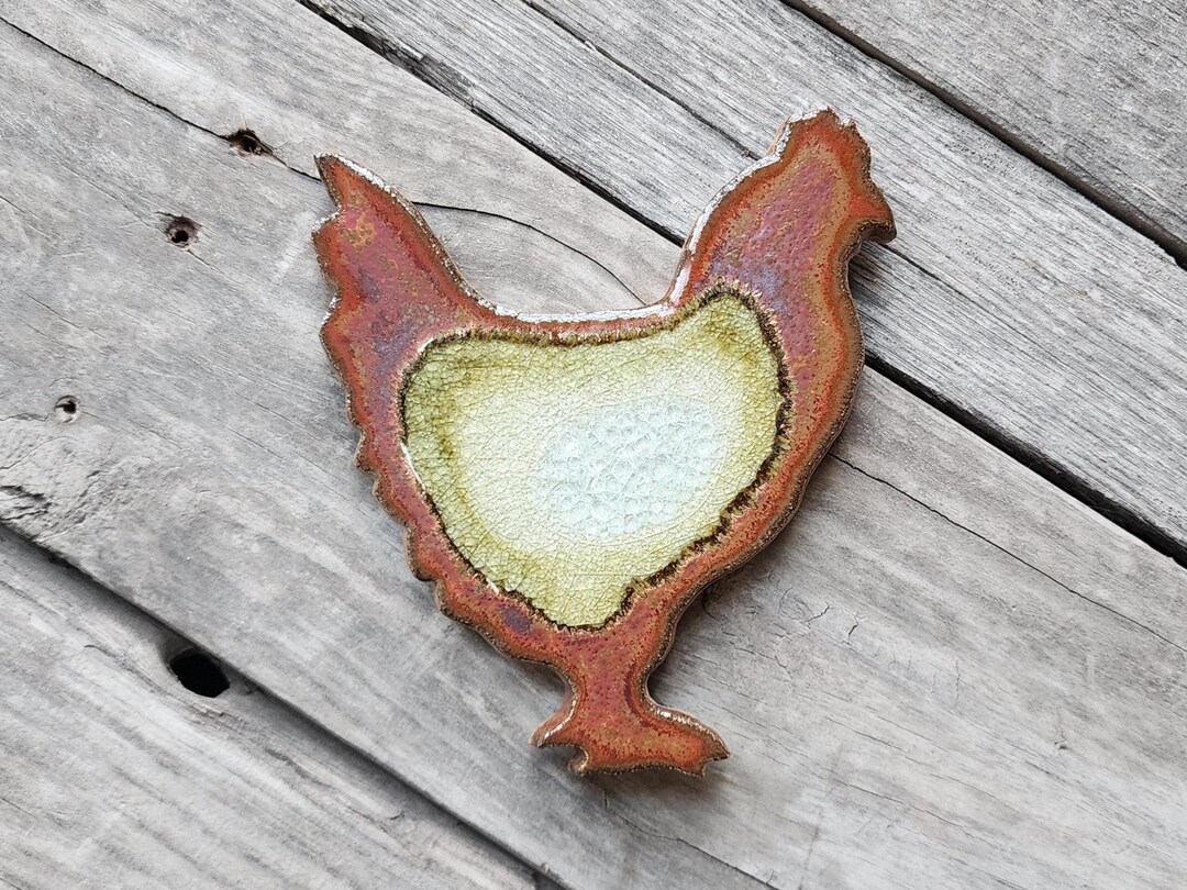 Chicken Coaster Handmade Ceramic Geode - Etsy