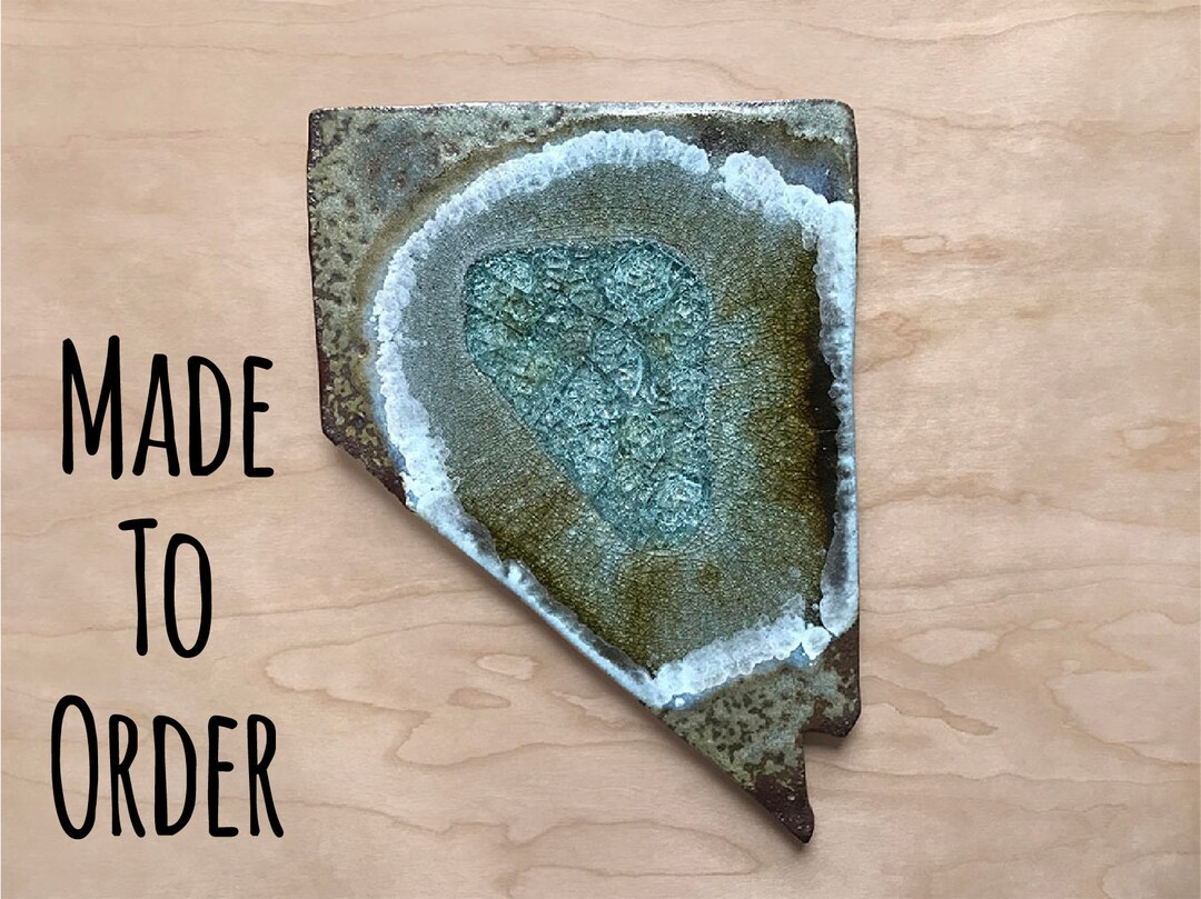 NEVADA GEODE CRACKLE Trivet: Custom Nevada Trivet, Personalized Geode ...