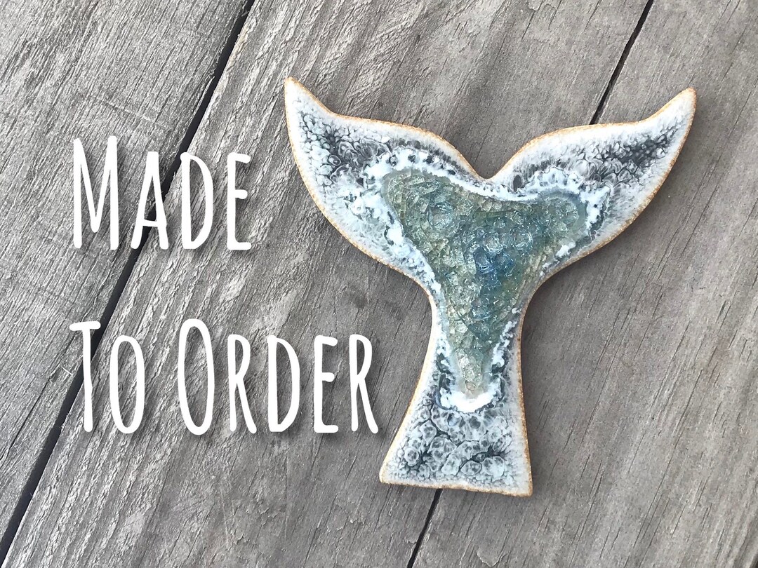 Geode Whale Tail Magnet - Etsy