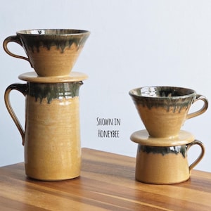 Coffee Pour Over Set - Handmade Ceramic - Etsy